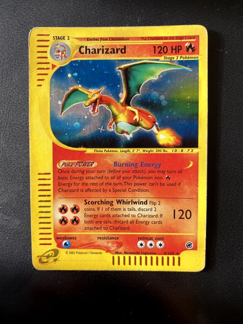 CARTA POKÉMON - Charizard Expedition Base Set Holo ENG (EX 6) 6/165 ...