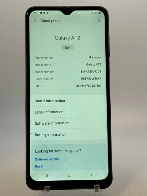 SAMSUNG GALAXY A12 - Black - (AT&T) - Smartphone - READ DESCRIPTION ...