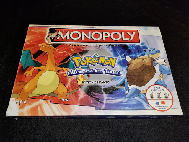 MONOPOLY POKÉMON ÉDITION de Kanto - Hasbro - 2014 - complet en bon état EUR 22,90 - PicClick FR