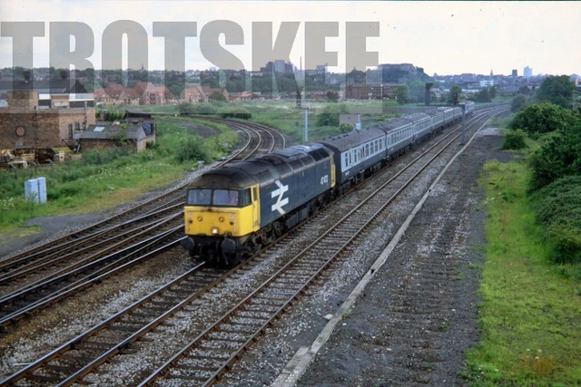 35MM SLIDE BR British Railways Diesel Loco Class 47 47473 Lenton South ...