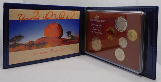 2002: ROYAL AUSTRALIAN MINT Six-Coin Proof Year Set - Year of the ...