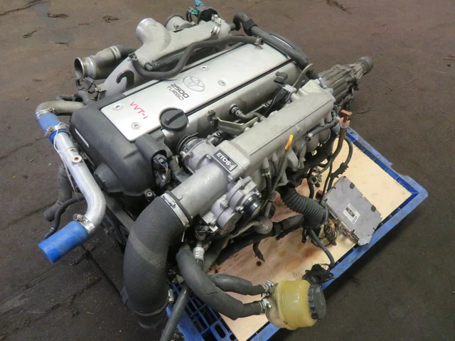JDM TOYOTA 1JZGTE Vvti Turbo Engine 1Jz Front Sump Trans Wiring Ecu 1Jz ...