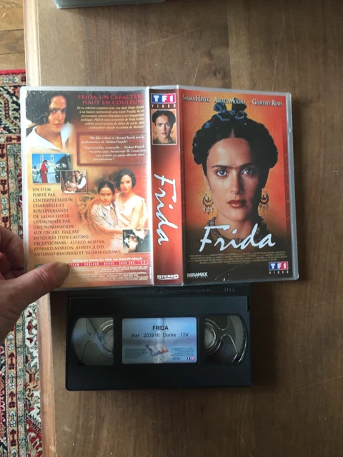 CASSETTE VIDEO VHS CINEMA frida salma hayek alfred molina geoffrey rush ...