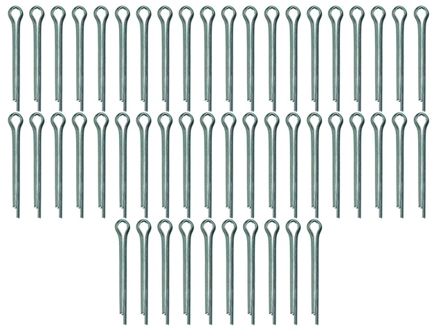 NEW 1,000 X Split Cotter Retaining Pin Dowels BZP Zinc Plated 2.5mm X ...