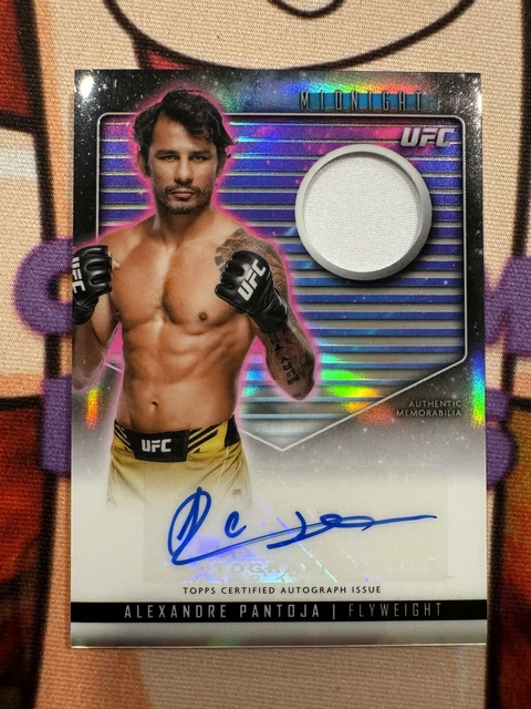 2024 TOPPS MIDNIGHT UFC relique autographes Alexandre Pantoja #RCA-APA ...