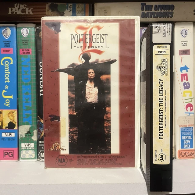 1994 POLTERGEIST THE Legacy- MGM UA VHS- Big Box Ex Rental Horror $15. ...
