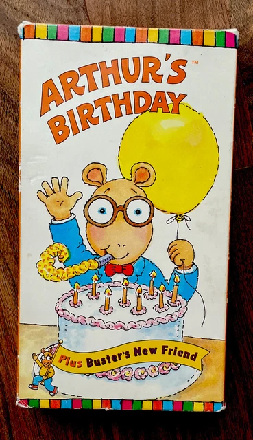 ARTHUR’S BIRTHDAY PLUS Buster's New Friend - VHS Tape FREE SHIPPING £7. ...