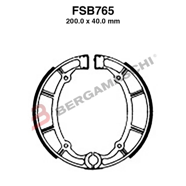 GANASCE CEPPI FRENO POSTERIORE FERODO Yamaha XV Virago 1100 1994>1998 ...