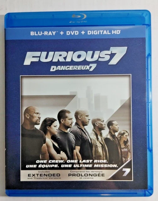 FURIOUS 7 (BLU-RAY Disc, 2015, 2-Disc Set, Canadian) $5.43 - PicClick CA