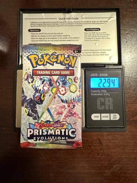 SUPER HEAVY!🔥 PRISMATIC Evolutions Booster Pack Pokémon TCG GOD PACK? £ ...