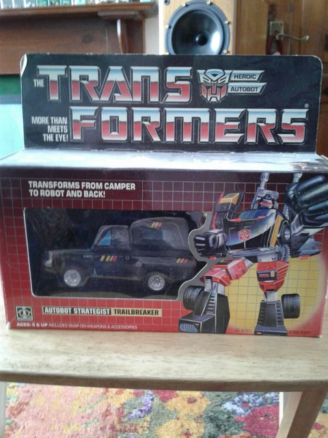 VINTAGE HASBRO TRANSFORMERS G1 Autobot Car Trailbreaker Complete w/Box ...