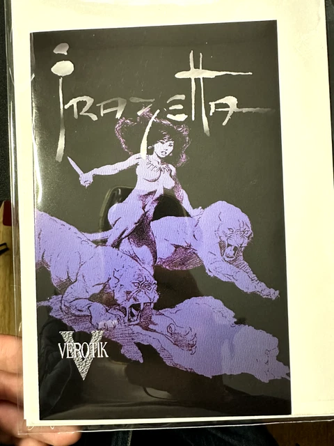 FRANK FRAZETTA ASHCAN Edition Verotik Comics Rare Limitée 1994 PRESQUE ...