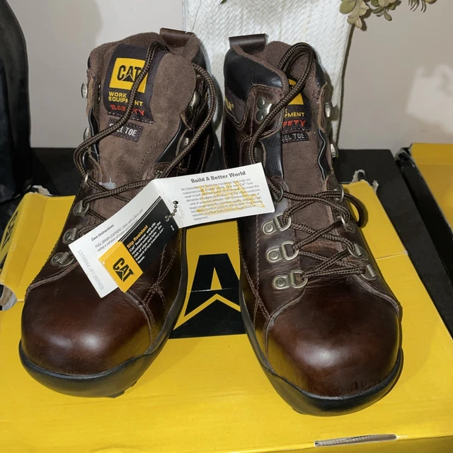 MEN SAFETY BOOTS 10.5 caterpillar £55.15 - PicClick UK