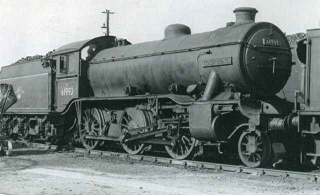 EX LNER CLASS K4 2-6-0 No 61993 "LOCH LONG" @ PERTH MPD on 13/8/1960 R ...