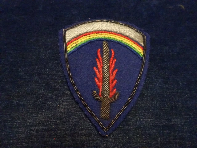 RARE ORIG WW2 Bullion Wire Patch "SHAEF - Supreme Headquarters Allied ...