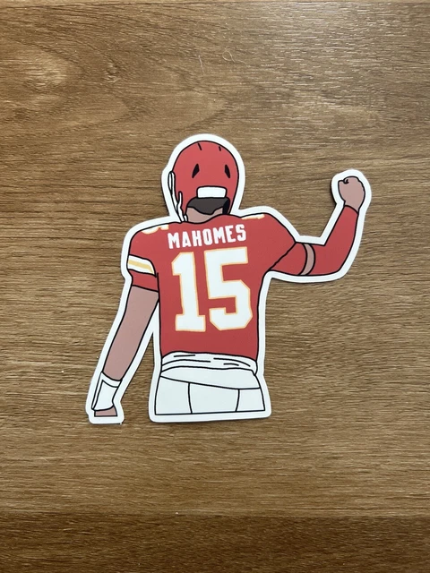 KANSAS CITY CHIEFS - Patrick Mahomes - Die Cut Sticker $4.00 - PicClick CA