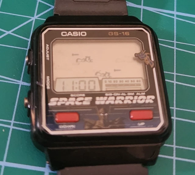 CASIO GS-16 &SPACE WARRIOR" - Vintage Game Watch from the 1980s $559.00 ...