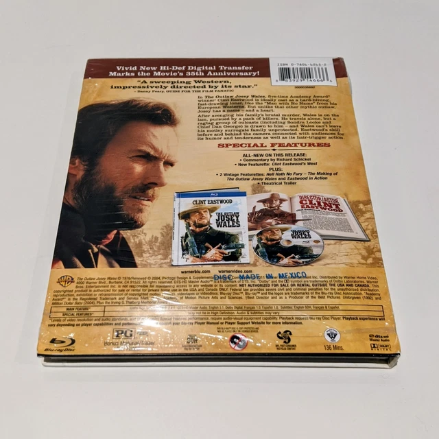 THE OUTLAW JOSEY Wales Blu-ray Mediabook Clint Eastwood £17.99 ...