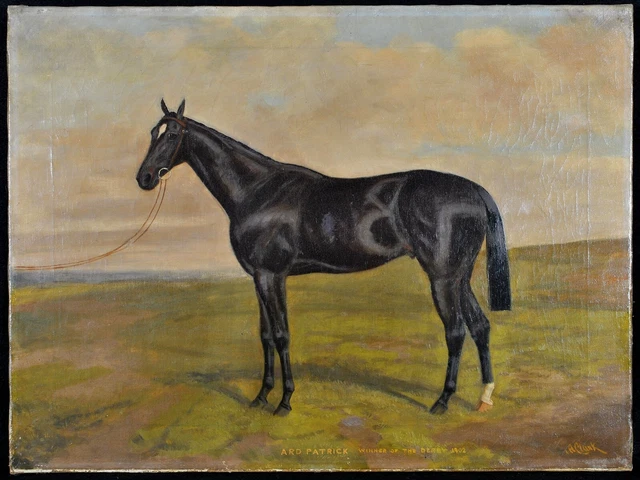 ALBERT CLARK (1843-1928) The Race Horse "Ard Patrick" Antique Oil ...