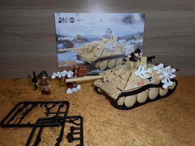 SLUBAN - M38 - Klemmsteine - WWII - B0976 - Germ. Hetzer mit 2 ...