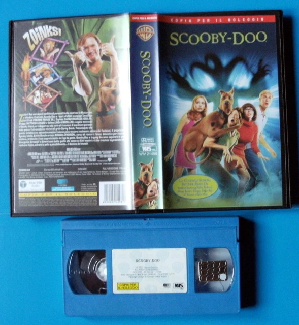 VHS SCOOBY-DOO (2002) Freddie Prinze Jr. -Sarah Michelle Gellar -Warner ...