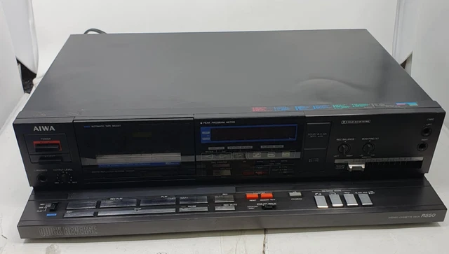 RARE VINTAGE 1980'S Aiwa R550 Cassette Deck - Retro HiFi Separate ...