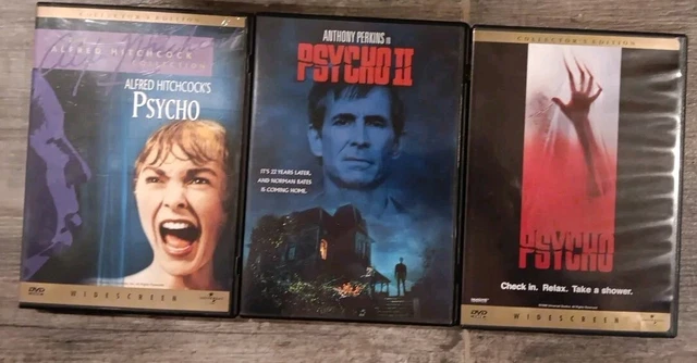 PSYCHO DVD STARTER Bundle. Psycho 1, 2, & Remake. (Universl DVD Anthony ...