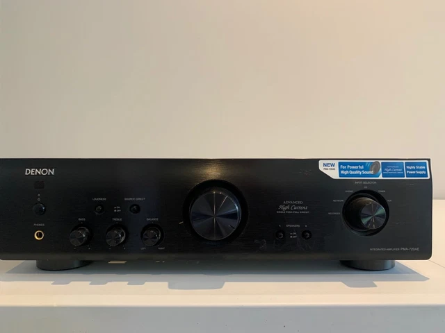 DENON AMPLIFIER PMA-720AE stereo integrated amplifier. Used £104.00 ...