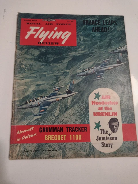 ROYAL AIR FORCE Flying Review / August 1957 £5.00 - PicClick UK