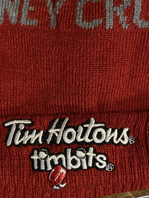 TIM HORTONS SIDNEY Crosby Timbits Cap Kids Size Hat Beanie Toque Red $9 ...