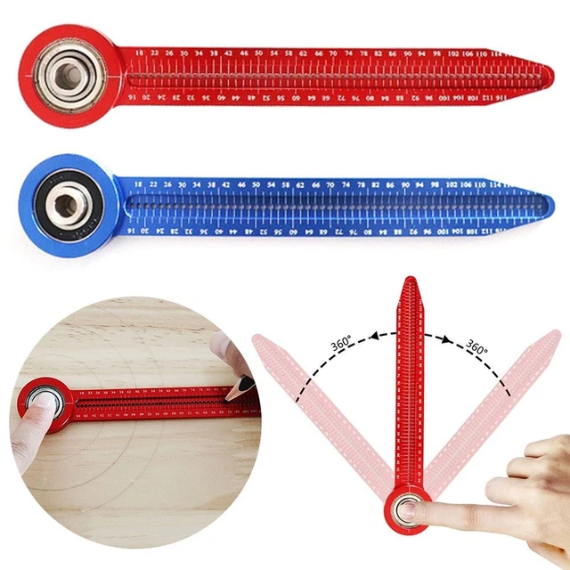 COMPASS INDUSTRIAL DRAWING Woodworking Scribe Gauges Circular Drawing ...