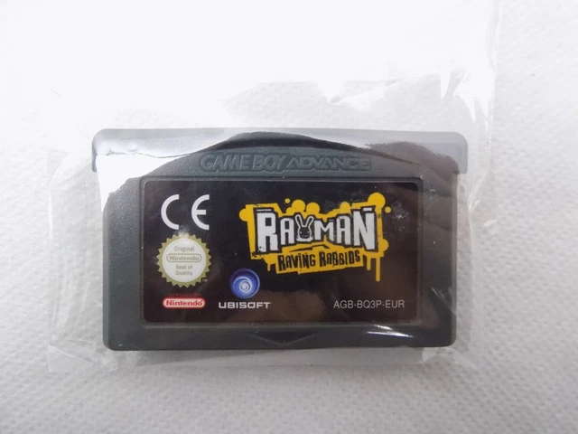 NINTENDO GAME BOY Advance GBA Rayman Raving Rabbids Cartridge Brand New ...