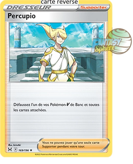 POKEMON 169/196_R PERCUPIO Reverse EB11 Epee et Bouclier 11 Origine ...