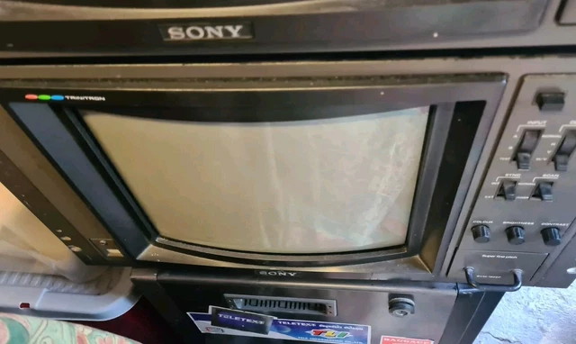 SONY TRINITRON BVM-1302P Video Colour Monitor £65.00 - PicClick UK