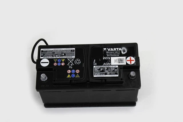 ORIGINAL VW AUDI Batterie Varta AGM 12V 92AH 520A 7P0915105C battery ...