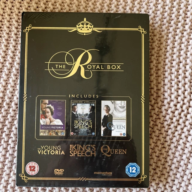 THE ROYAL BOX [DVD] 3 x Films Young Victoria / Kings Speech / The Queen ...