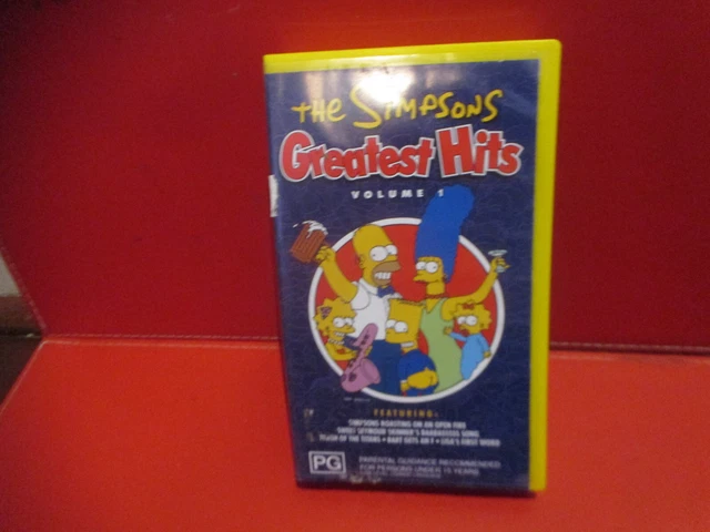 THE SIMPSONS GREATEST hits volume one VHS cassette collectable RARE ...