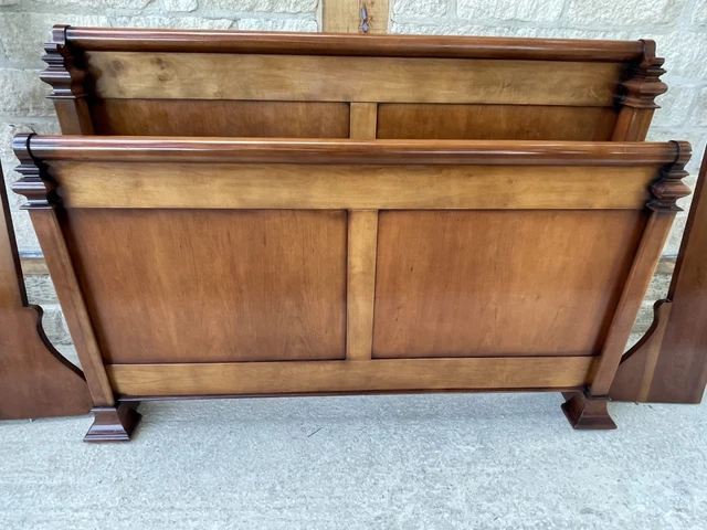 5’ KING SLEIGH Bed Wood Quality And So To Bed Frame £4695 Rrp £1,230.70 ...