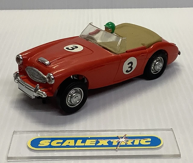 M SCALEXTRIC TRI-ANG VINTAGE 1960's C74 AUSTIN HEALEY 3000 in RED #3 ...