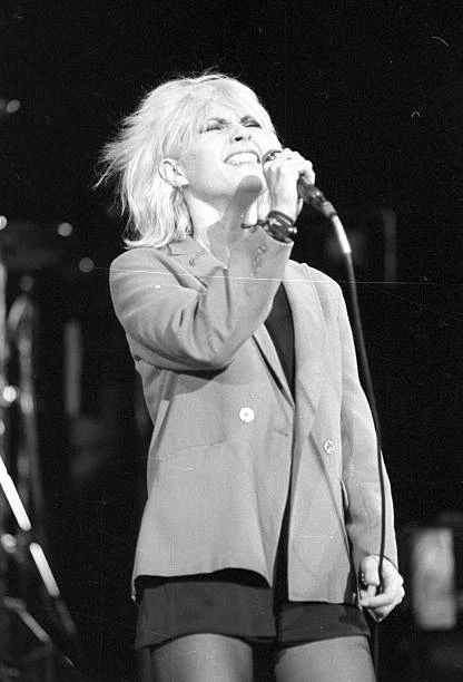 SINGER DEBBIE HARRY of the New Wave pop group "Blondie" performs on Old ...