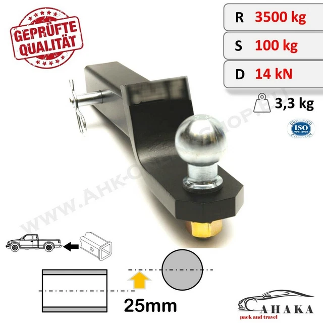 ANHÄNGERKUPPLUNG 2& AHK Einschub US Fahrzeuge Adapter für HUMMER Dragkrok EUR 77,99 - PicClick DE