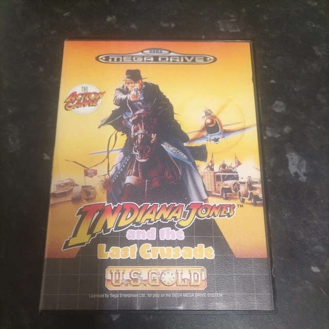 INDIANA JONES AND The Last Crusade Sega Mega Drive Complete Uk Pal Us ...