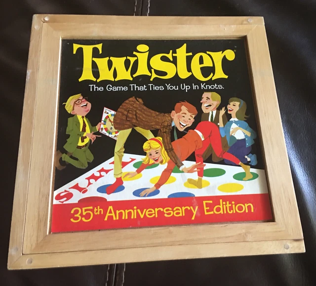 *ORIGINAL TWISTER GAME~35TH Anniversary Wood Box Edition~Hasbro ...