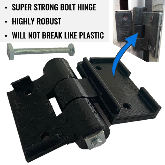 4X NEW REPLACEMENT Metal Bolt Hinge Keter Store It Out Box Door XL SH1 ...