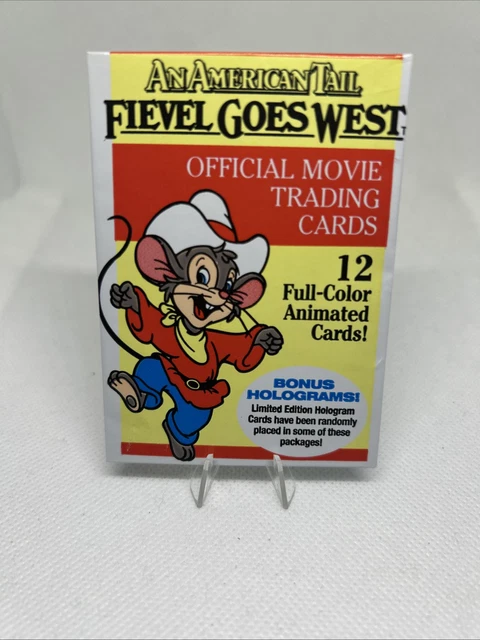 VINTAGE AN AMERICAN Tail Fievel Goes West Official Movie Trading Card ...