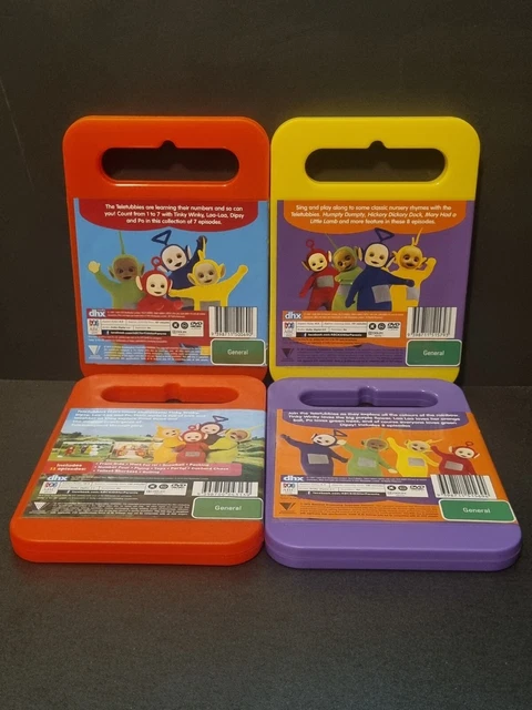 TELETUBBIES X4 DVD Bundle Train Ride Number Fun Nursery Rhymes Region 4 ...