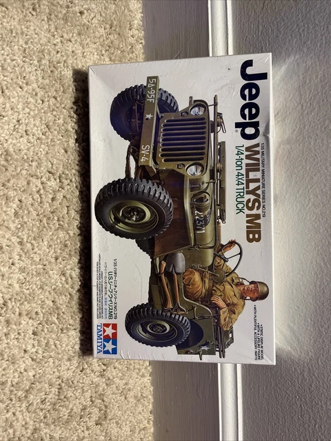TAMIYA 1/35 US Army Jeep Willys MB 1/4 Ton Truck Scale Model Kit #35219 ...