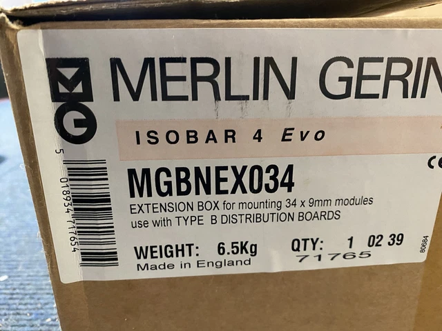 MERLIN GERIN MGBNEX034 Isobar 4 Extension Box £50.00 - PicClick UK