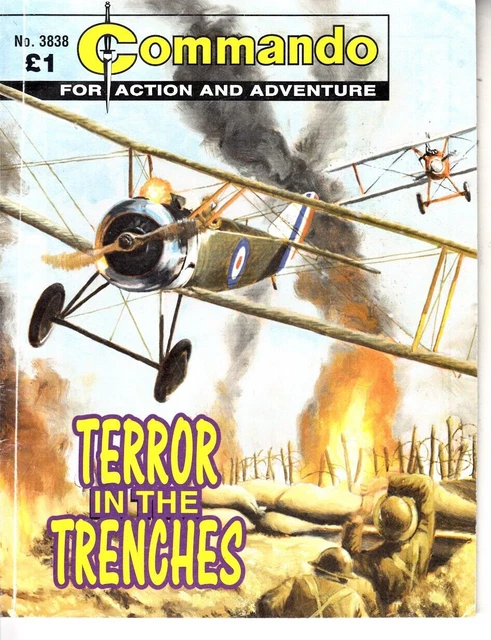 COMMANDO COMIC TERROR IN THE TRENCHES Issue No 3838 EUR 6,92 - PicClick IT