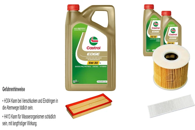 INSPECTION SET CASTROL EDGE TITANIUM 5W-30 LL 7L Pour MINI Mini Cooper ...